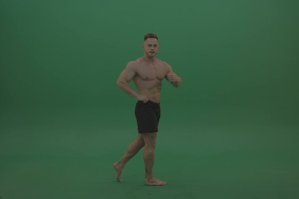 Bodybuilder Power Man - Green Screen Video Footage Pack Vol.5 — Green ...