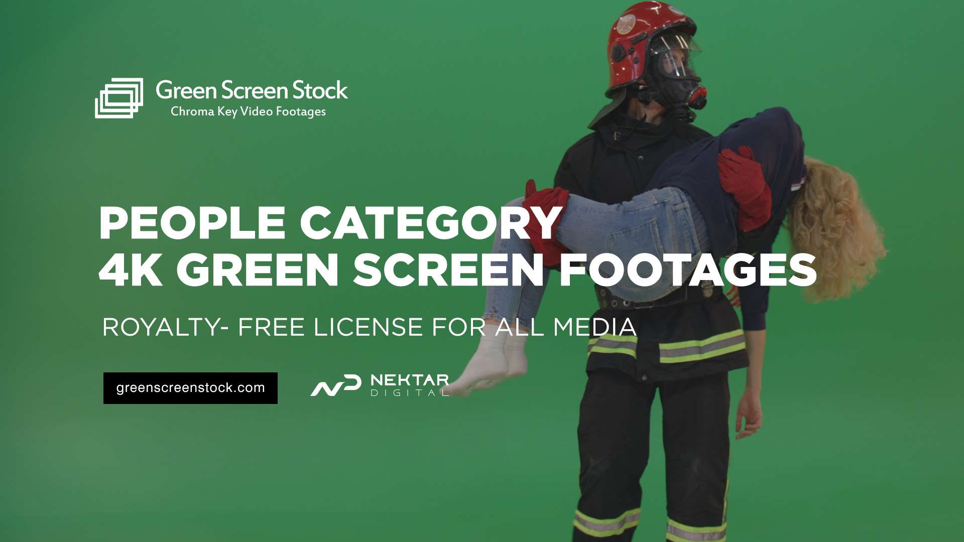 Green Screen People Video Footage — Green Screen Stock